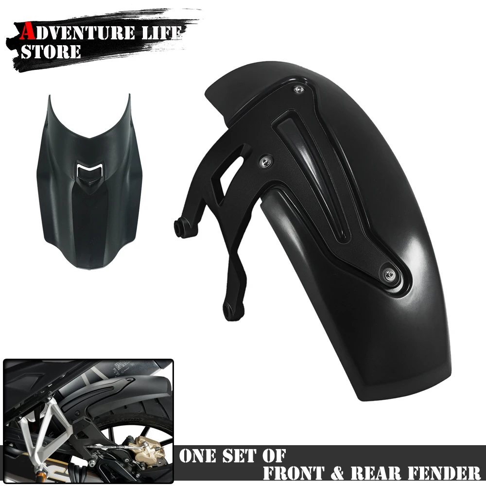 Motorcycle Front & Rear Fender Tire Mudguard Cover Splash Hugger For ...