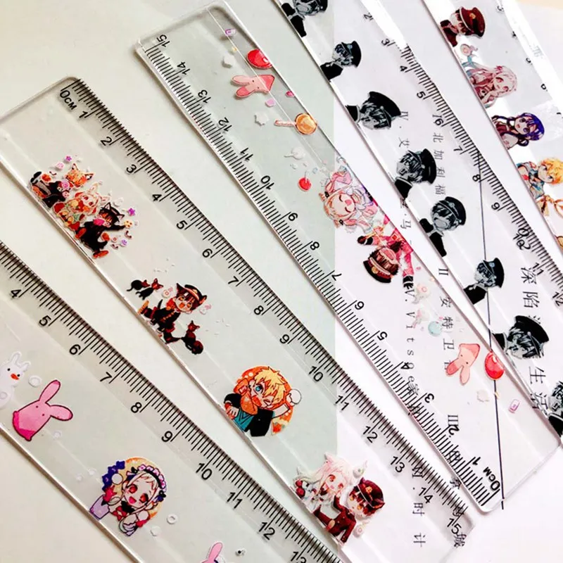 Anime Toilet-bound Hanako-kun Cosplay Acrylic Ruler Measuring Scale ...