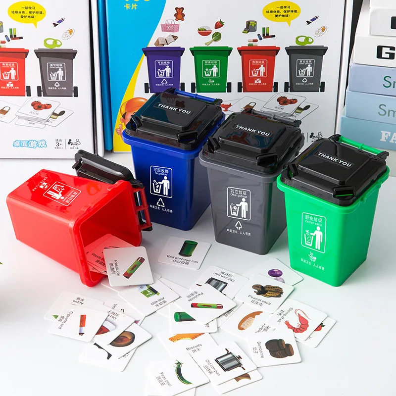 Garbage Compartmental Game Props Parent And Child Interactive Tabletop ...