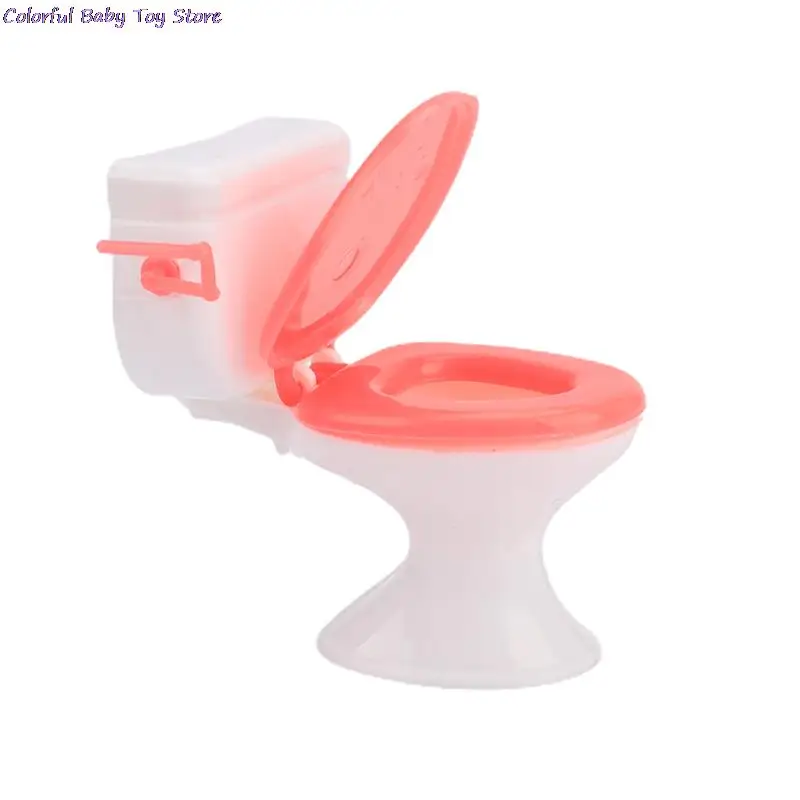 1pcs Dollhouse Furniture Vintage Bathroom Modeling Toilet Doll House ...