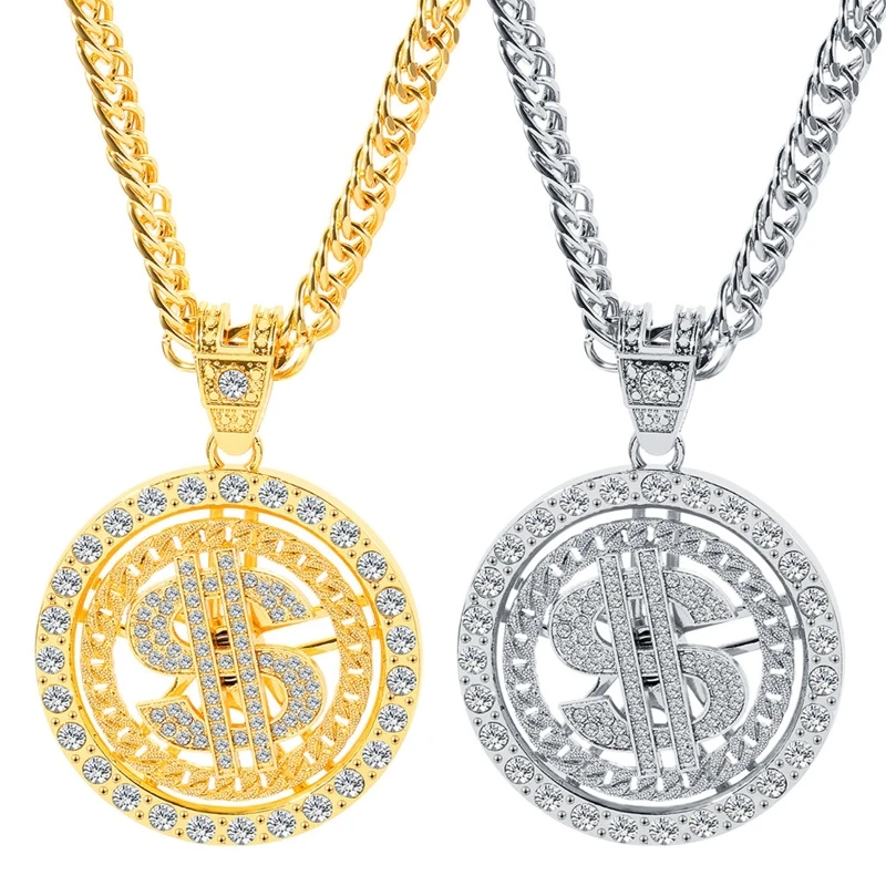 Gold Dollar Sign Chain
