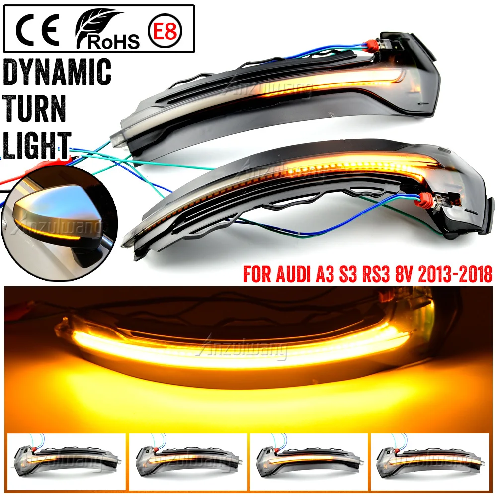 Flow-Rearview-Dynamic-Sequential-Mirror-Flowing-LED-Turn-Signal-Light ...