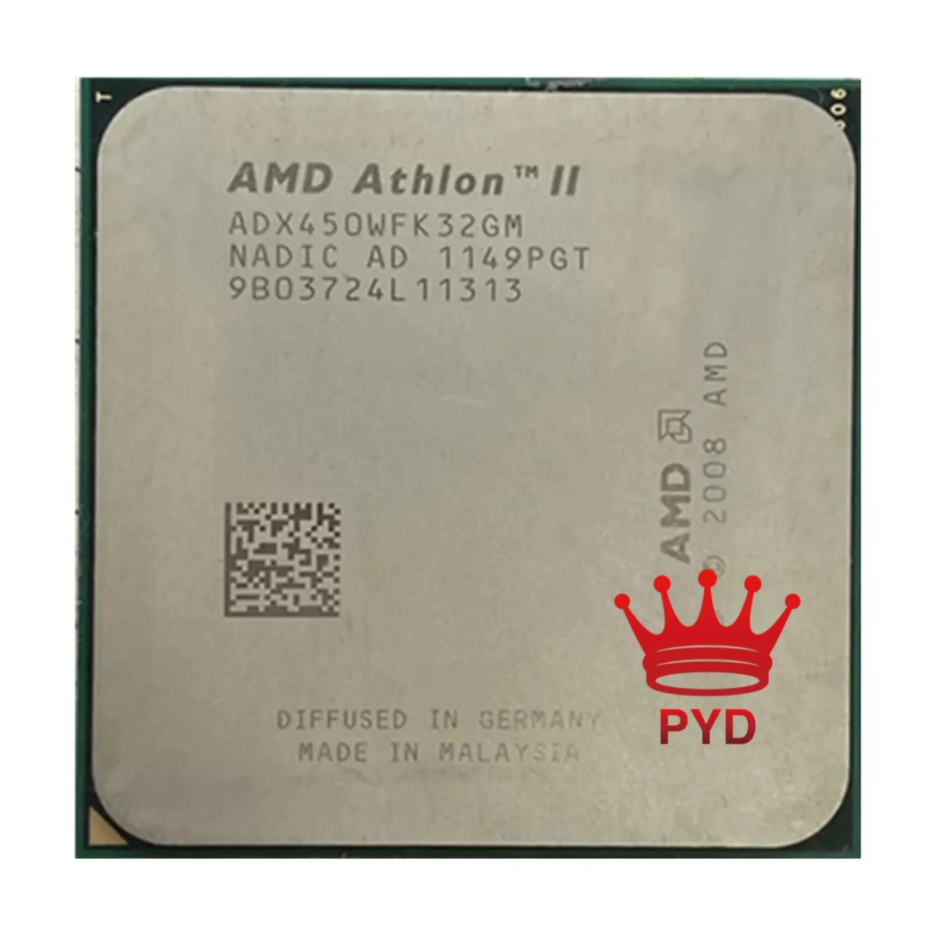 Amd Athlon Ii X3 450 3.2 Ghz Triple-core Cpu Processor Adx450wfk32gm ...