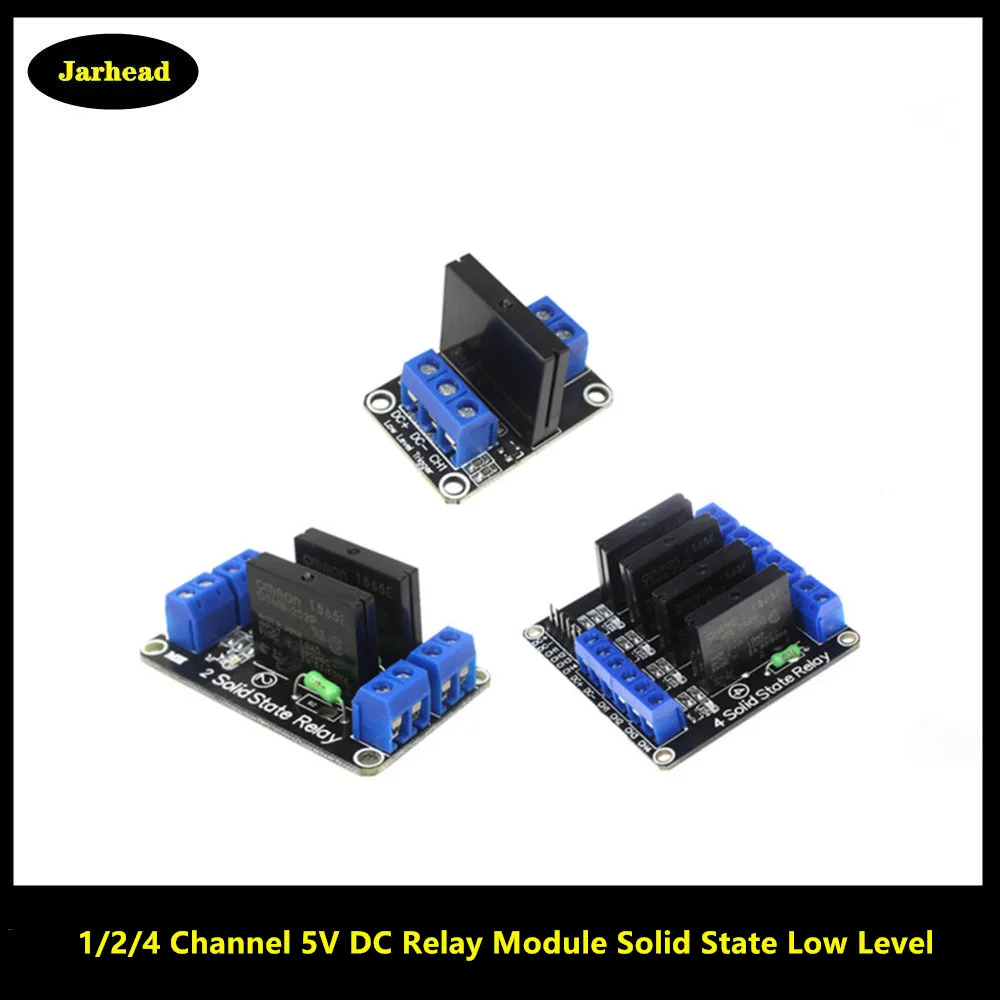 Smart Electronics 1/2/4 Channel 5V DC Relay Module Solid State Low ...