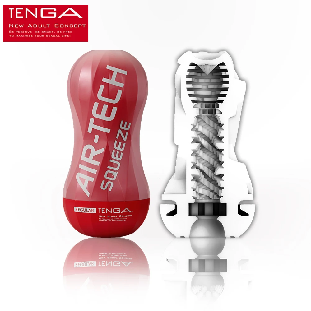 Tenga Air-tech Reusable Vacuum Sex Cup Soft Silicone Vagina Real Pussy Sexy Pocket Male ...