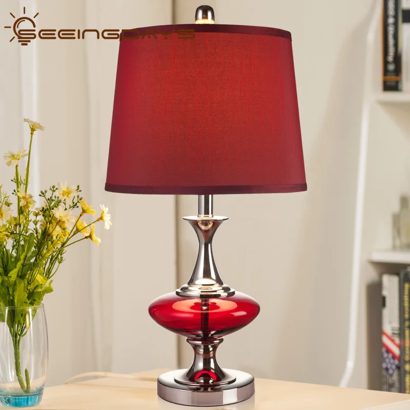 Red Table Lamps For Living Room