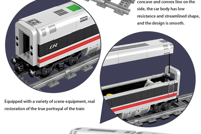Brick Train Motor Building Blocks Bricks Build Electric, 40% OFF