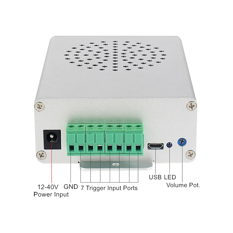 Industrial Mp3 Audio Player Activated By 7 Button Switches 7 Trigger ...