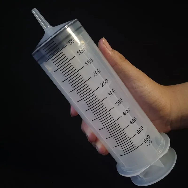 500ml Syringe Large Capacity Syringe Reusable Pump Measuring With 1m ...