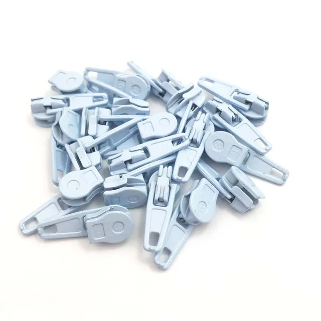 50pcs 3# Zipper Pulls for Nylon Zipper Multicolor Zipper Slider for Sewing