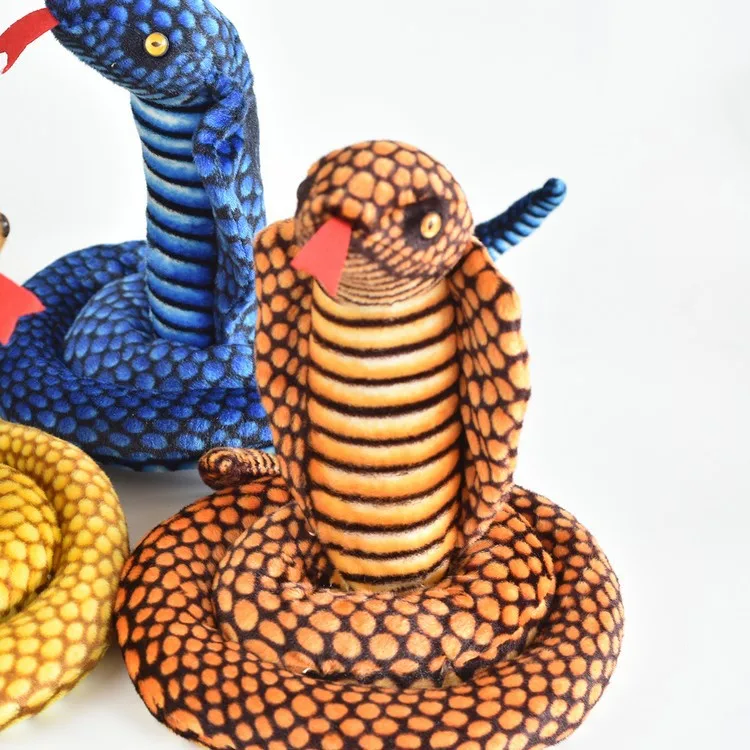 Simulation Cobra Boa Zodiac Snake Plush Doll - KawaiiMerch.com