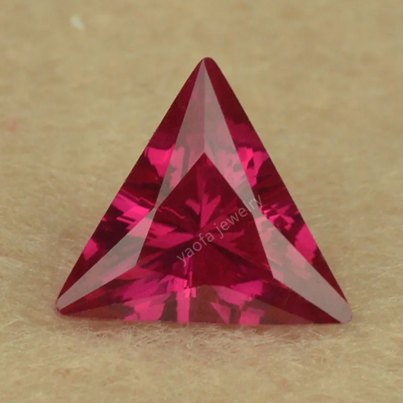 5A-Qualidade-3x3mm-10x10mm-Corte-em-forma-de-tri-ngulo-5-Gemas-soltas ...