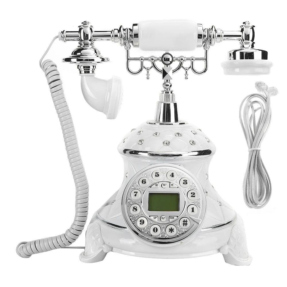 Electronics & Accessories Telephones & Handsets Rhinestone Rotary ...