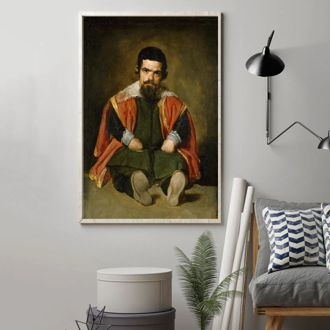 Man In A Red Turban In Frame