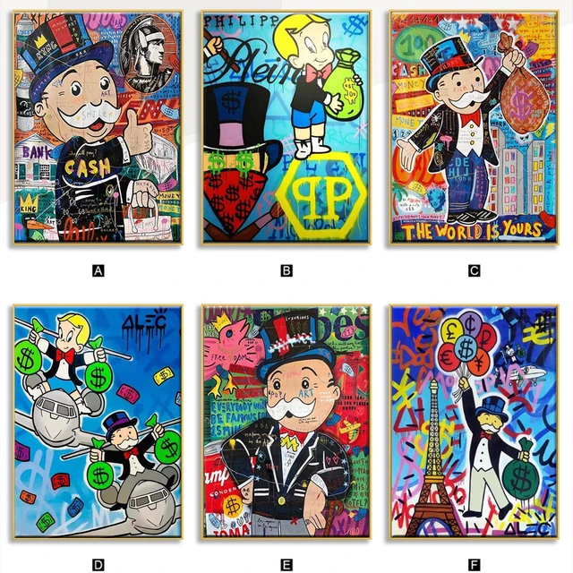 Alec Monopoly Man Art