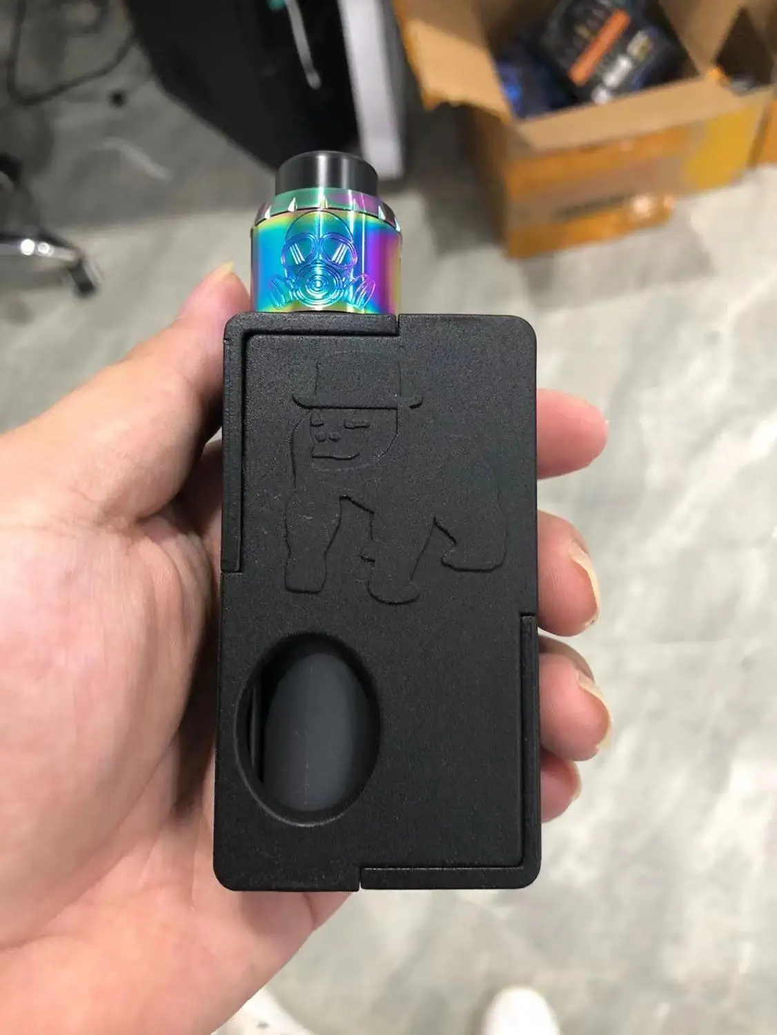 Original Yiloong Gorilla Squonk Box MOD 13ml Silicone Bottle 18650 ...