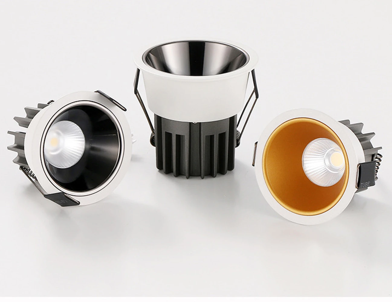 Downlight Dimmable Recessed Ac 220 240v 12w 15w Lamp Round Led Cob ...