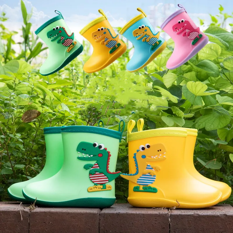 Kids-Boys-Girls-Rain-Water-Shoes-Boot-Covers-Protect-3D-Cartoon ...