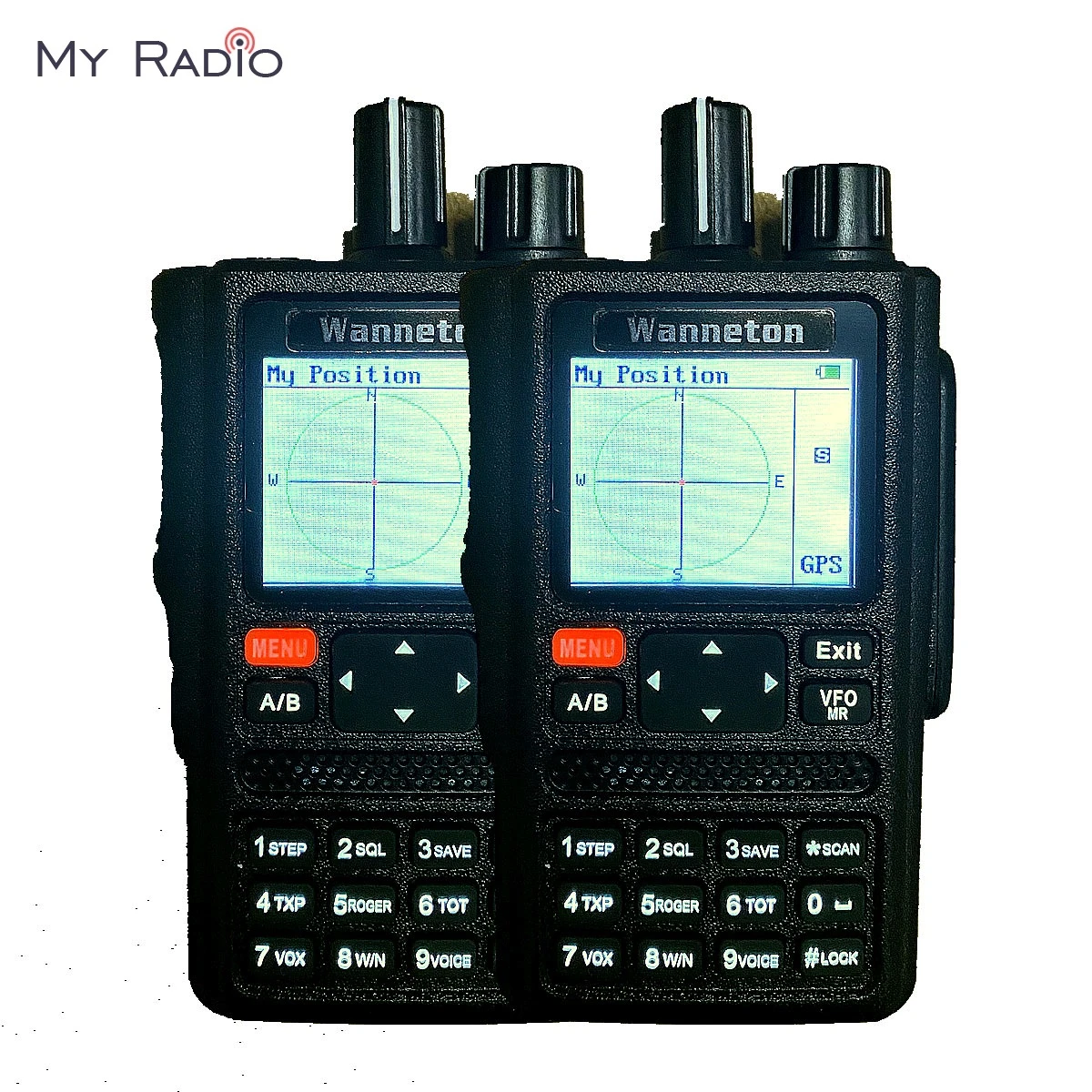 Ham Gps Position Transceiver All Bands Ctcss Dcs Detection 1.77 Color ...