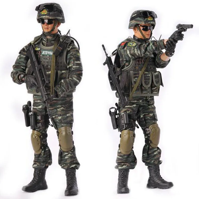 1/6 Scale Kadhobby Peace Mission Armed Police Policeman Corps Military ...