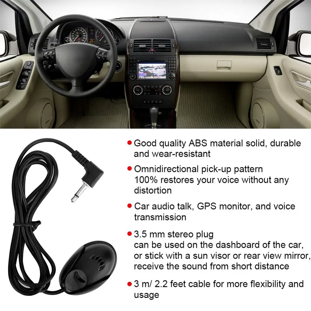 MINI Universal Car 3.5 mm Audio Omnidirectional microphone Portable ...