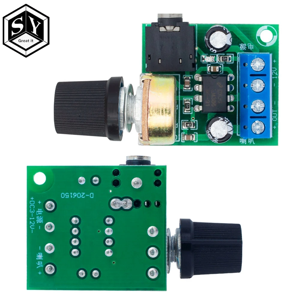 1pcs New Arrival Lm386 Audio Power Amplifier Board Dc 3v~12v 5v Mini ...