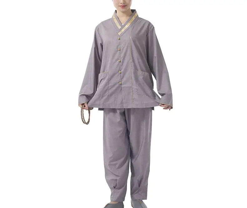 gray-new-high-grade-buddhist-uniforms-zen-nun-costumes-women-lay ...