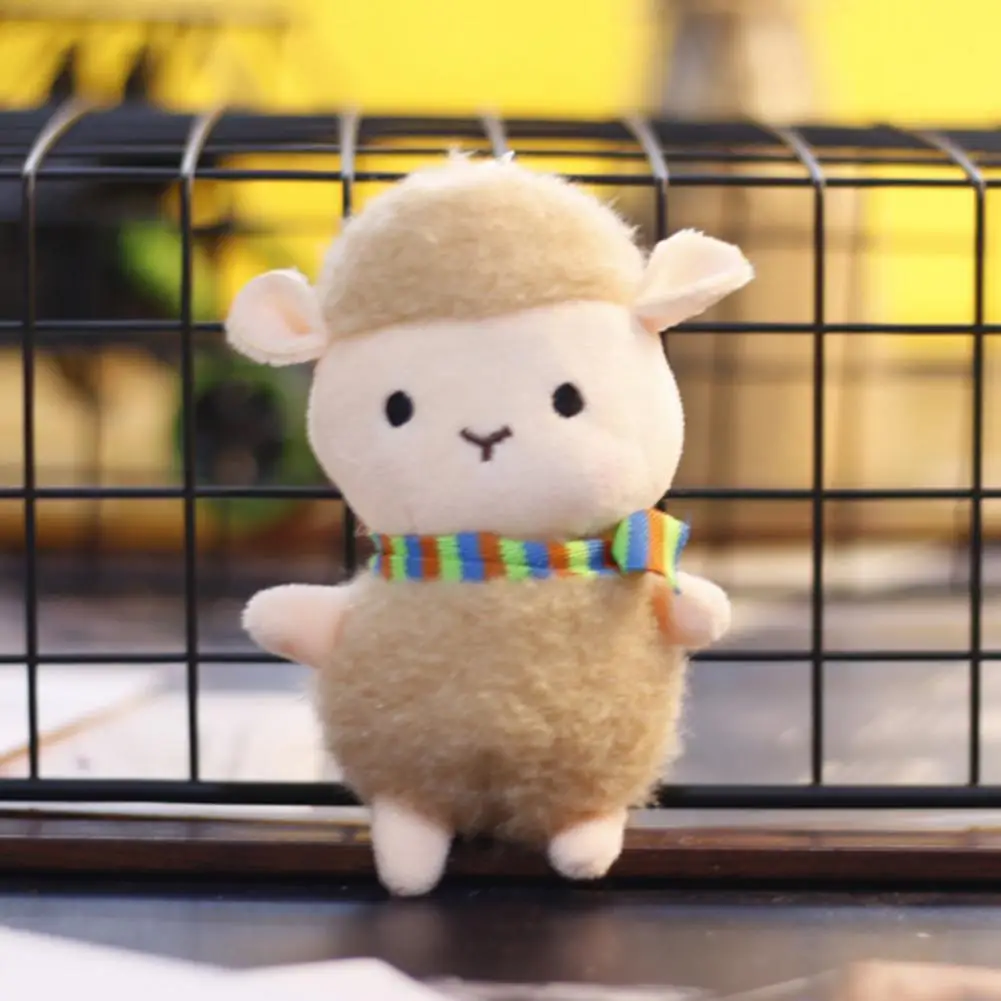 Collectible Soft Texture Stuffed Sheep Doll Keyring Pendant For ...