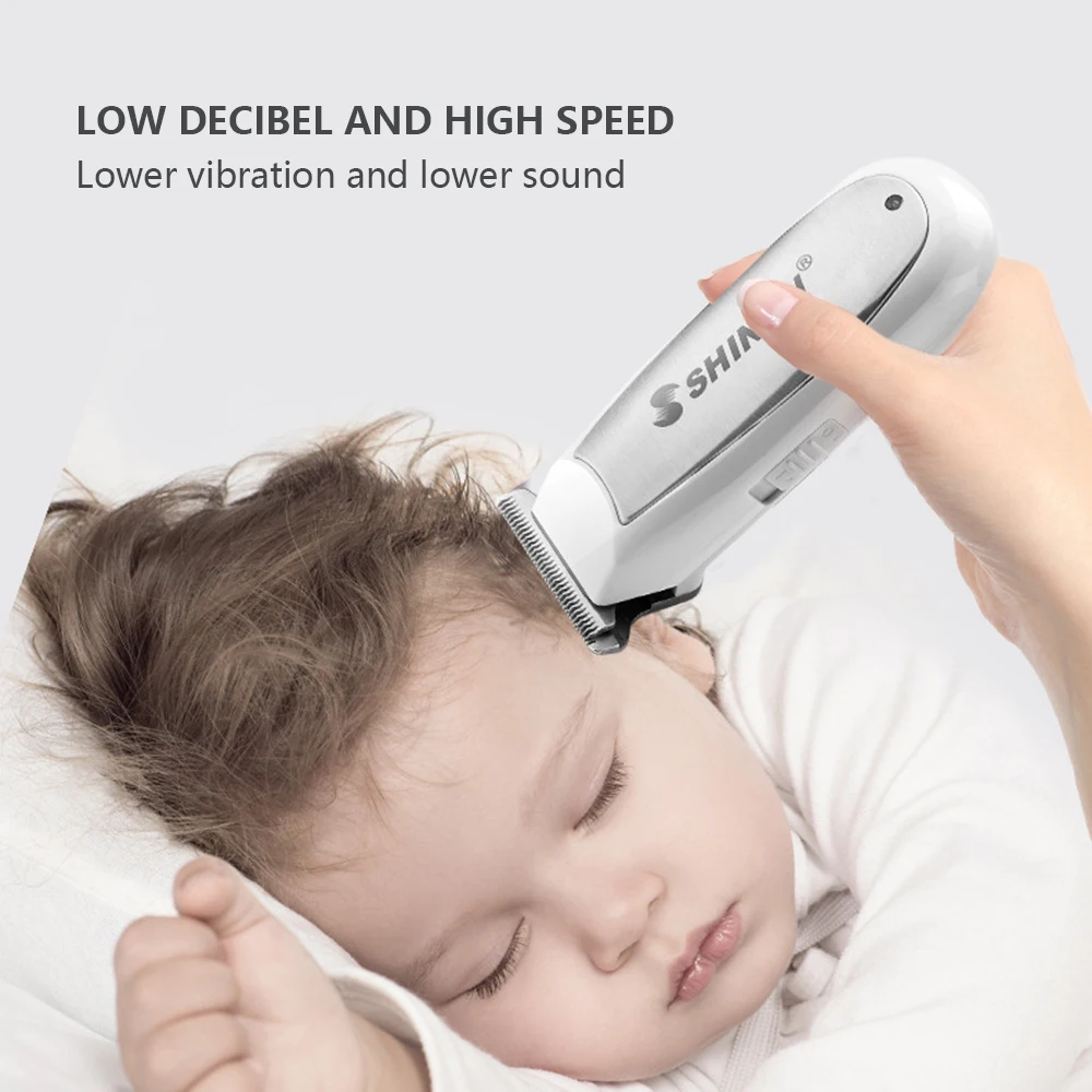 Safety Electric Baby Hair Trimmer Hair Clipper Toddler Health Care ...