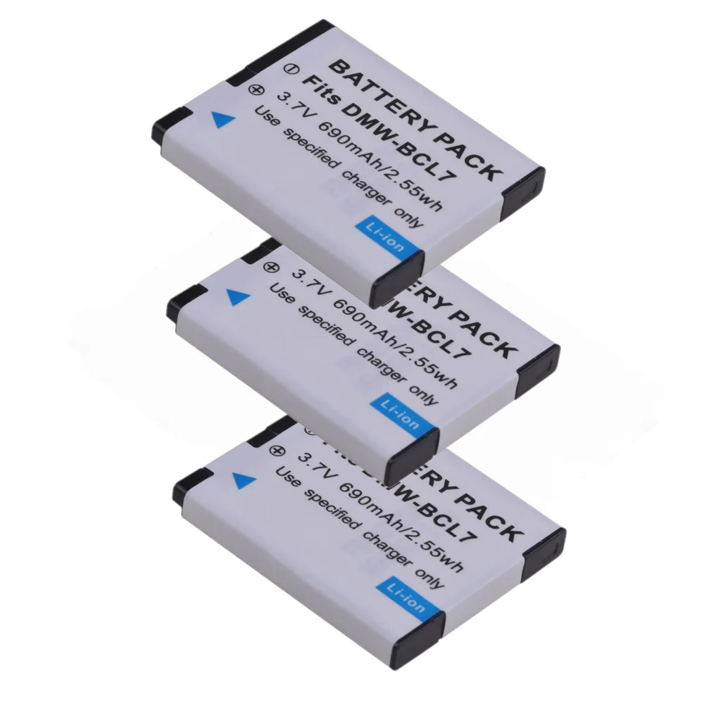 3x-DMW-BCL7-DMW-BCL7-BCL7E-BCL7PP-Camera-Battery-for-Panasonic-Lumix ...