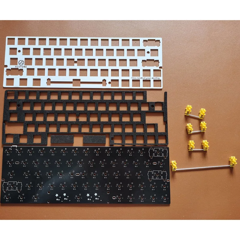 Cx60 Diy Kit Pcb For Mechanical Keyboard Glass Fiber Positioning Board ...