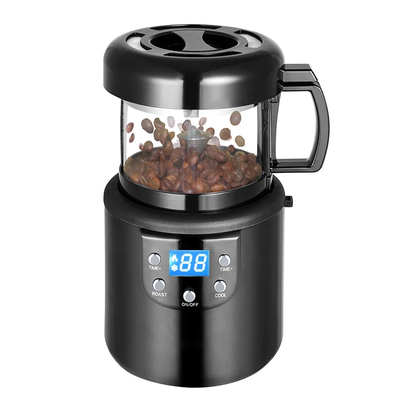 Fresh roasted coffee roasting machine home small automatic hot air ...