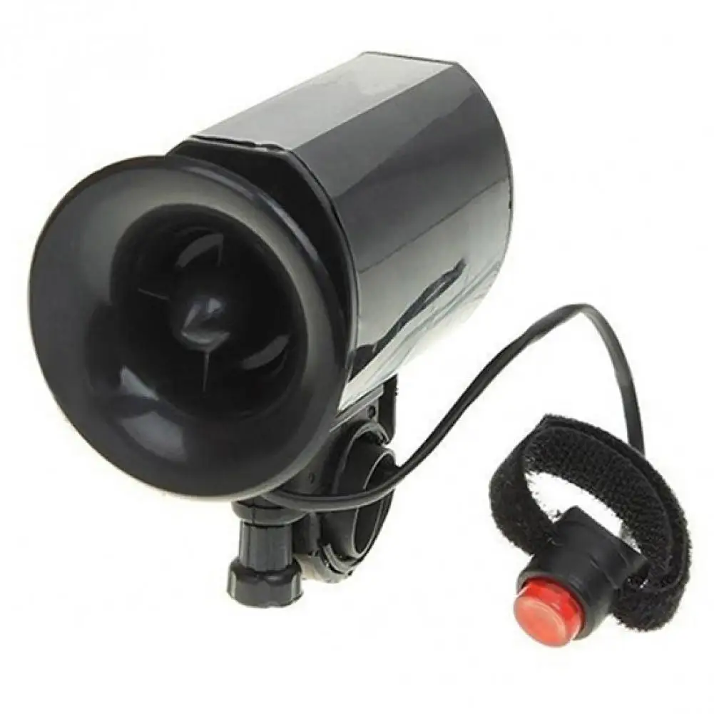 9V Electronic Bicycle Bell 6 Sound Effect Loud Alarm Speaker Warning ...