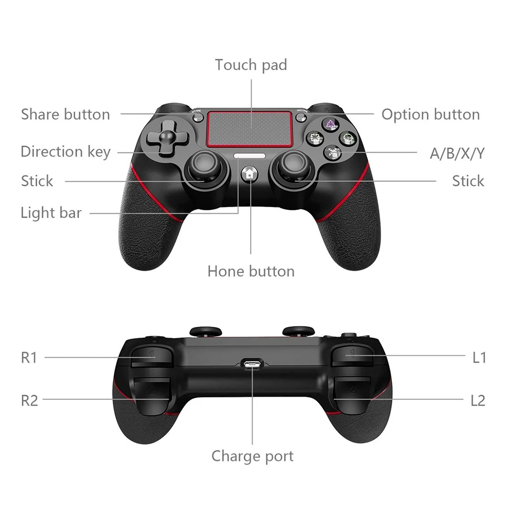 For Sony Playstation 4 Controller Wireless Gamepad Bluetooth For ...