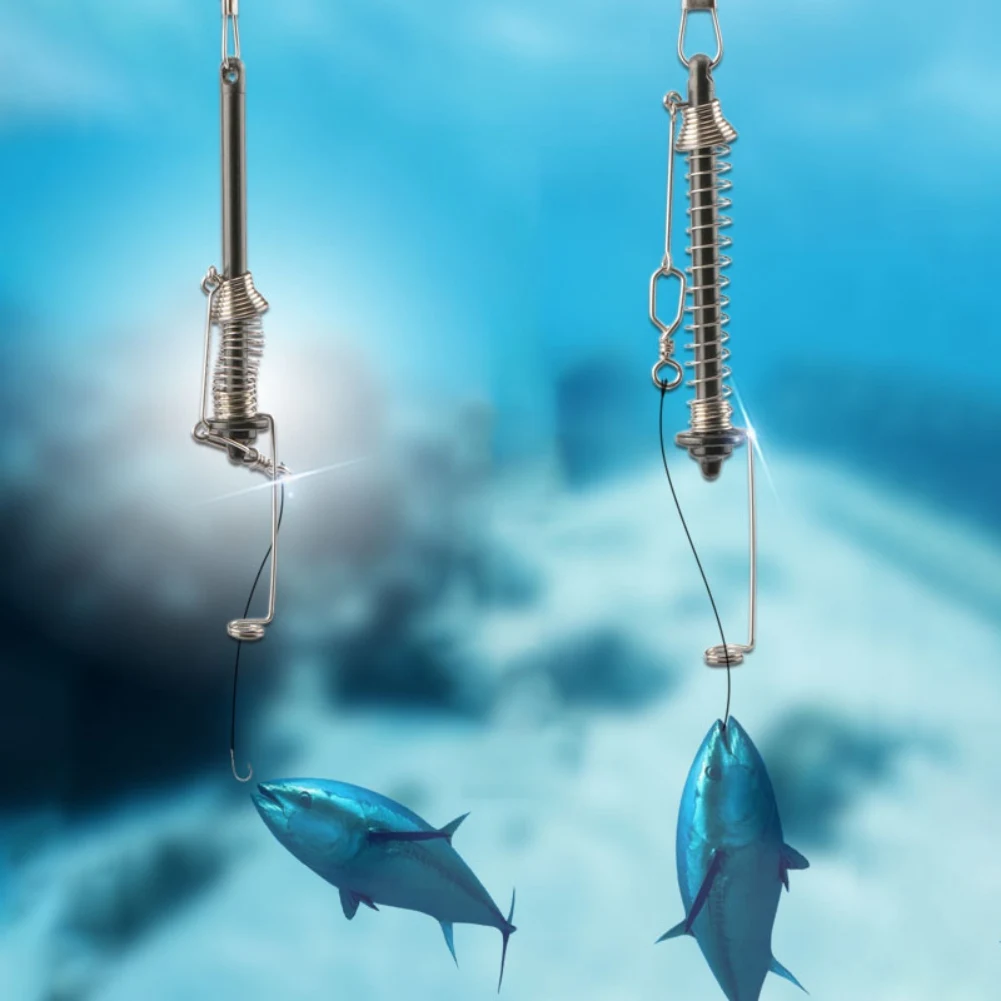 Fishing-Hook-Automatic-Fishing-Hook-Trigger-Stainless-Steel-Spring ...