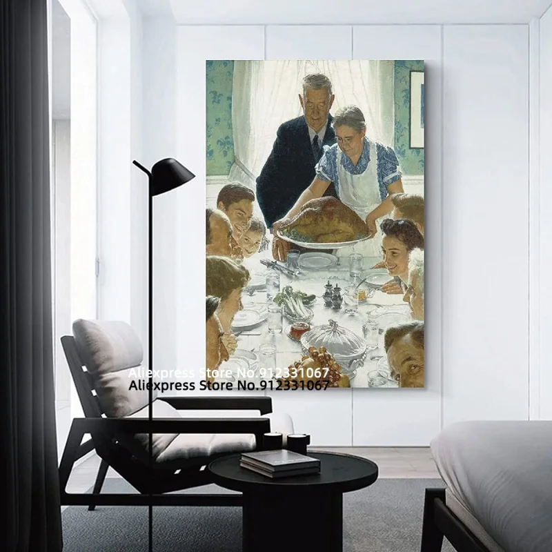 Freedom From Want Norman Rockwell