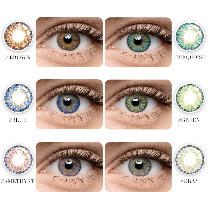 Lentillas-de-3-tonos-para-mujer-lentes-de-contacto-de-Color-azul-marr-n ...