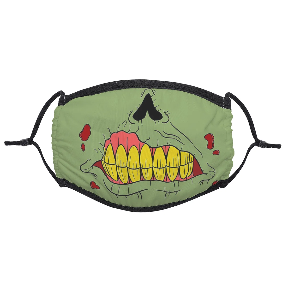 Zombie-Scary-Horror-Spooky-Halloween-Washable-Trendy-Mouth-Face-Mask ...