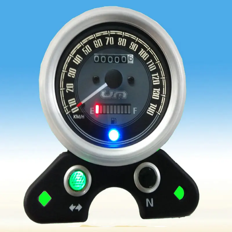 Retro Motorcycle With USB Charging Mileage Meter Ranger Flying On The ...