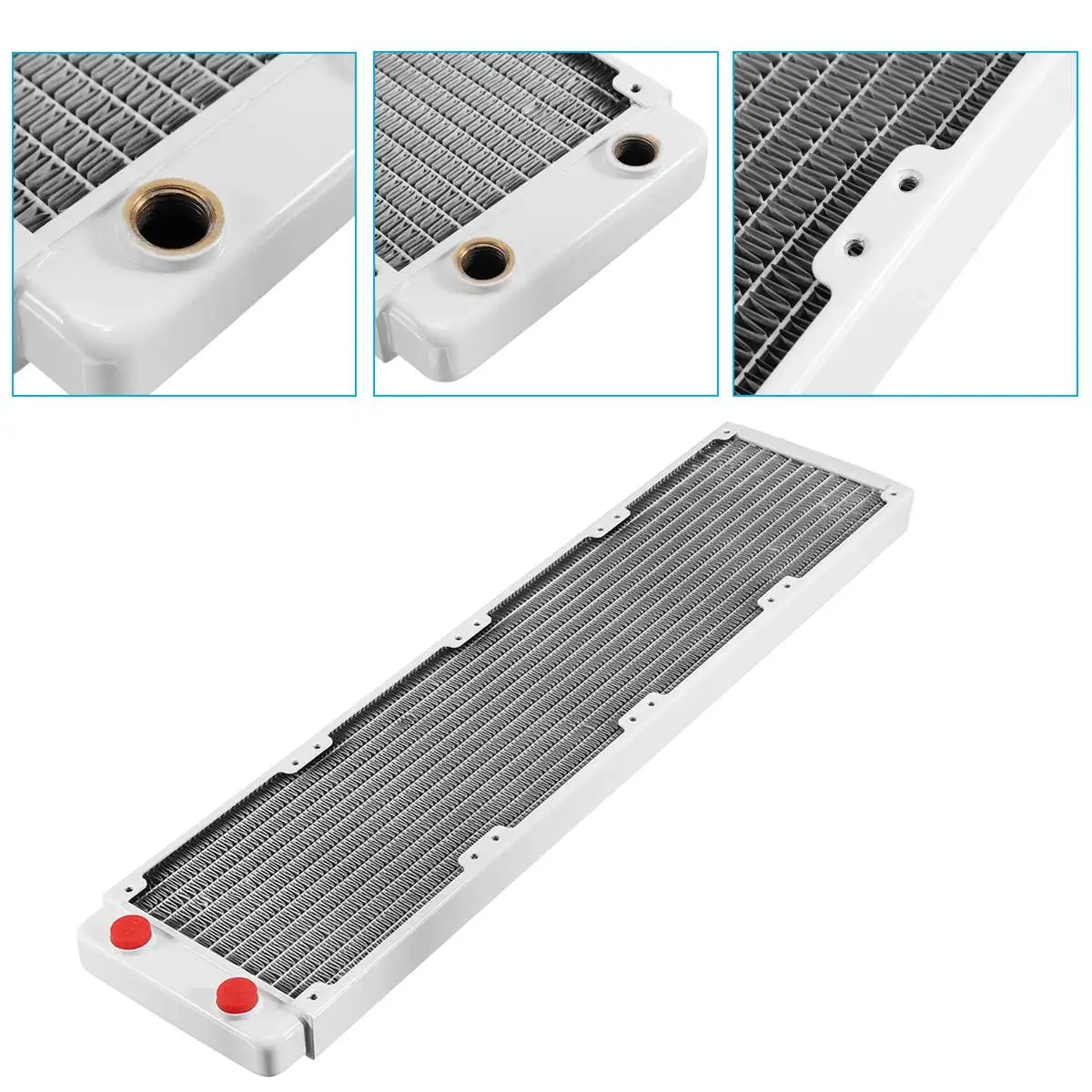 480mm Copper Computer Radiator Water Cooler Liquid Cooling 13 Tubes ...