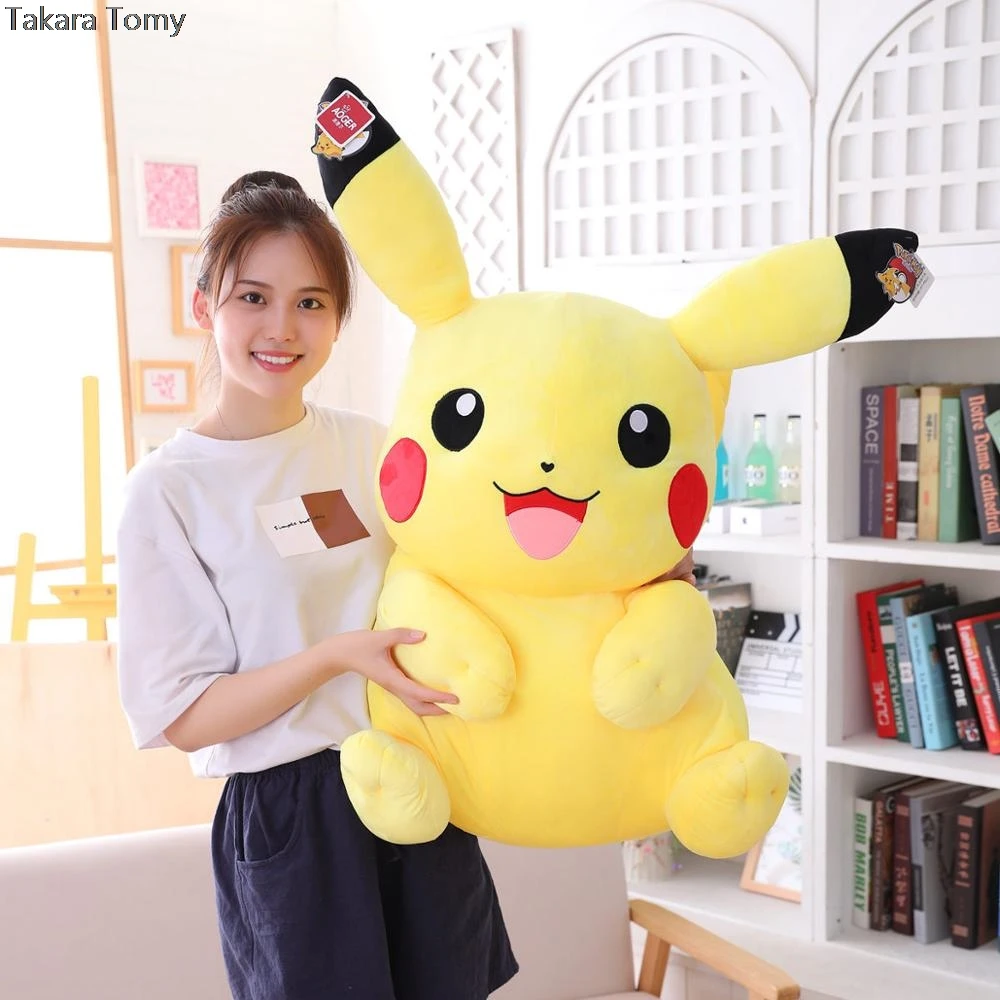 Kawaii Pikachu Plush Toys Cute Soft Toy Cartoon Pikachu Stuffed Animal ...