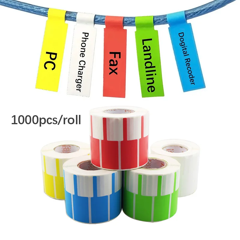 Self-Adhesive-Cable-Label-Waterproof-Wire-Label-Tear-Resistant-Oil ...