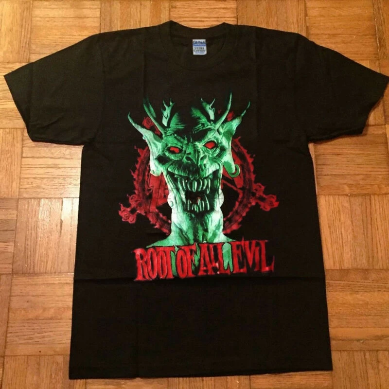 Rare-original Slayer 1988 Root Of All Evil World Sacrifice Tour Vintage ...