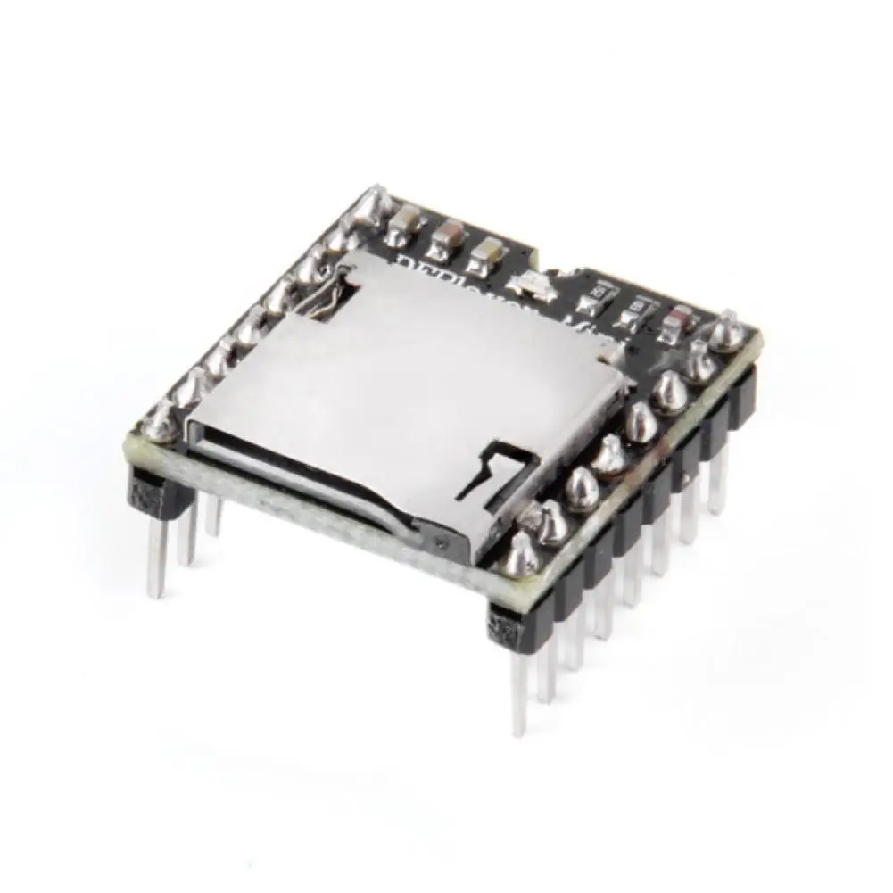 Arduino dfplayer mini 용 mp3 플레이어 오디오 음성 모듈 wav wma 디코드 보드|휴대폰 액세사리 묶음 ...