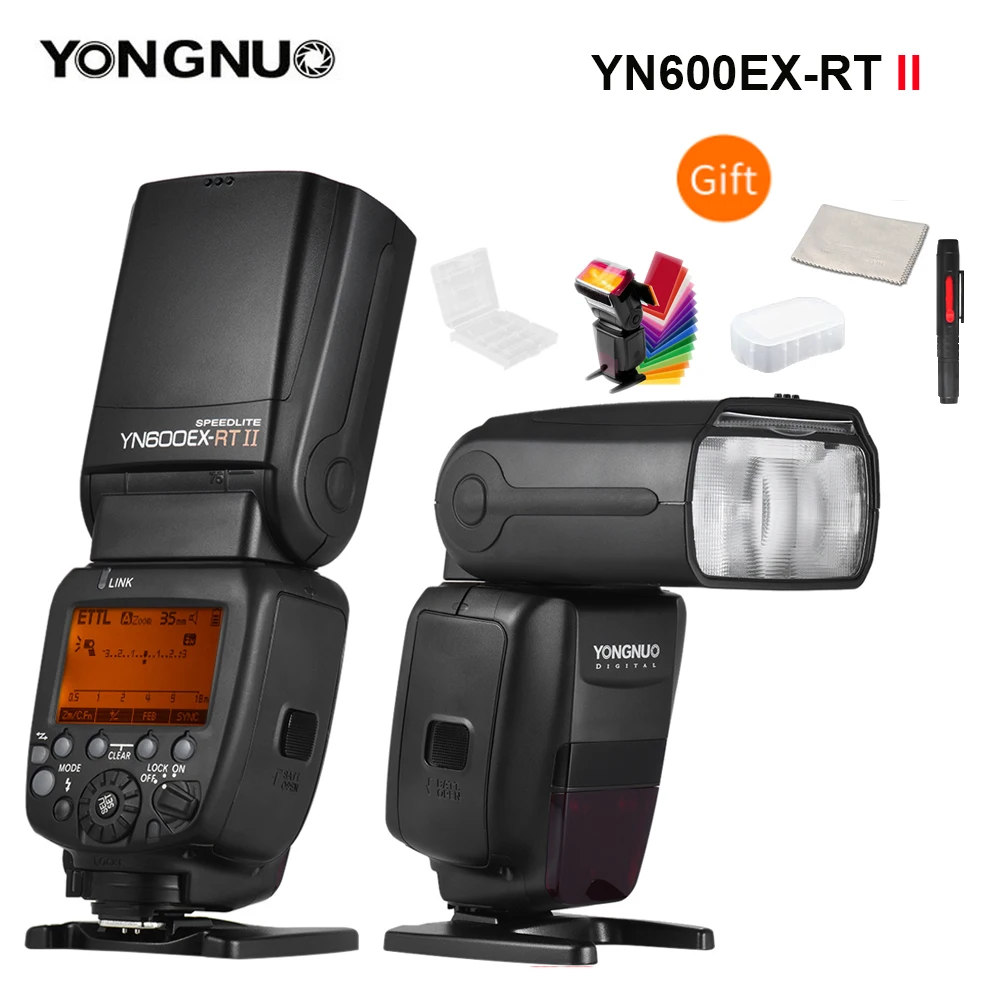YONGNUO Flash maestro Speedlite inalámbrico HSS 1/2,4 s, YN600EX RT II ...