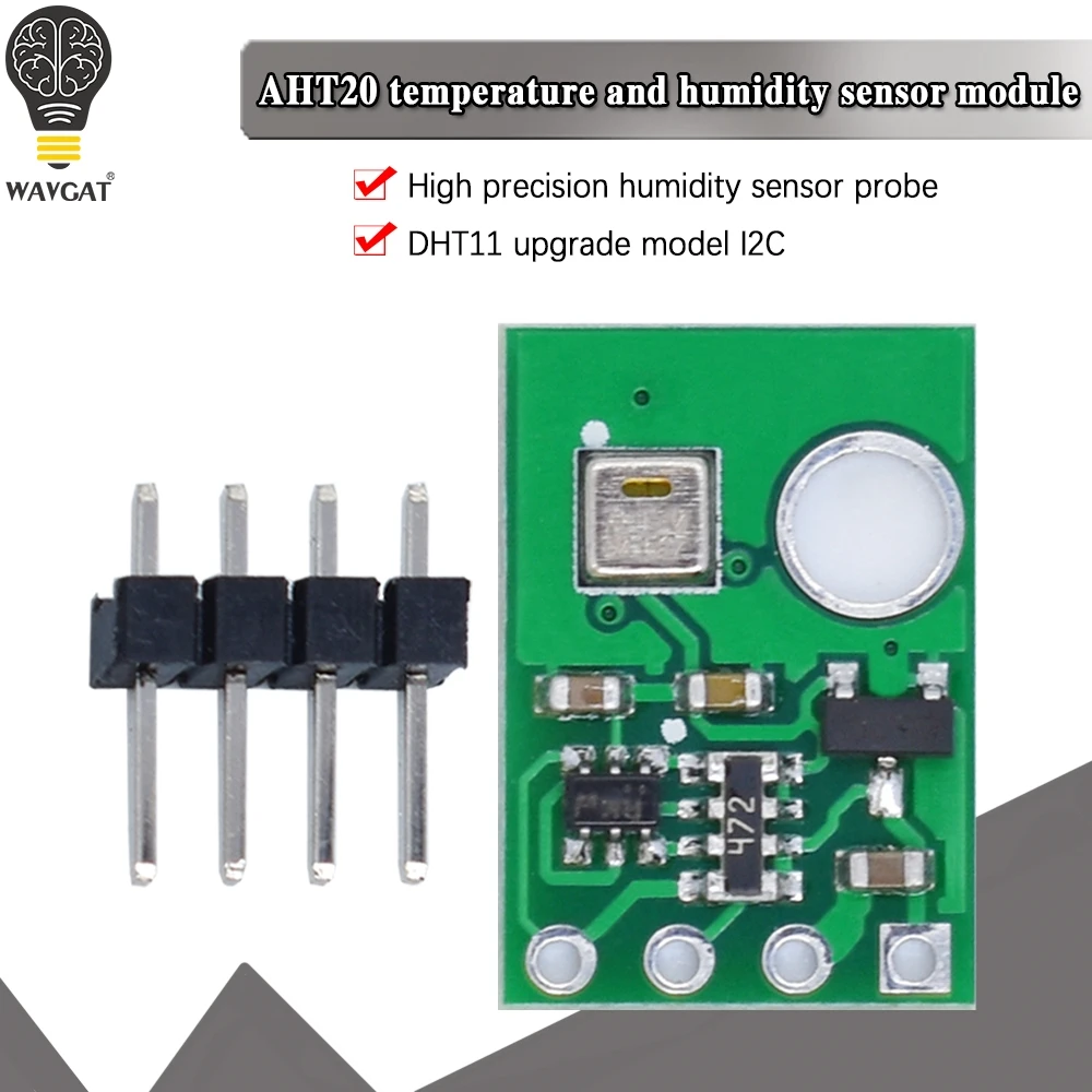 AHT20 I2C temperature and humidity sensor module high-precision humidity sensor probe DHT11 ...