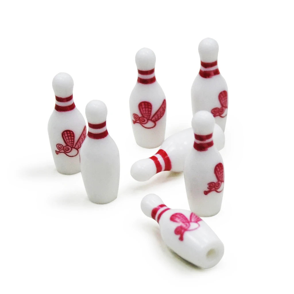 Mini Desktop Bowling Game Home Office Desk Toy For Kids And Adults ...