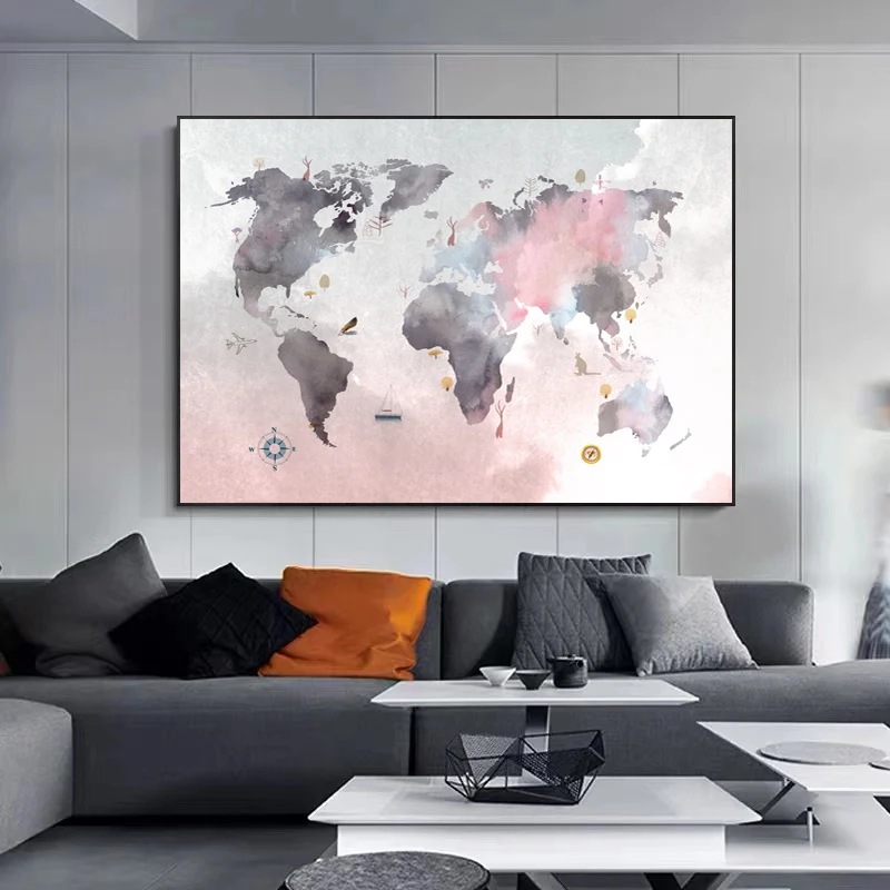 Wall Size World Map Poster