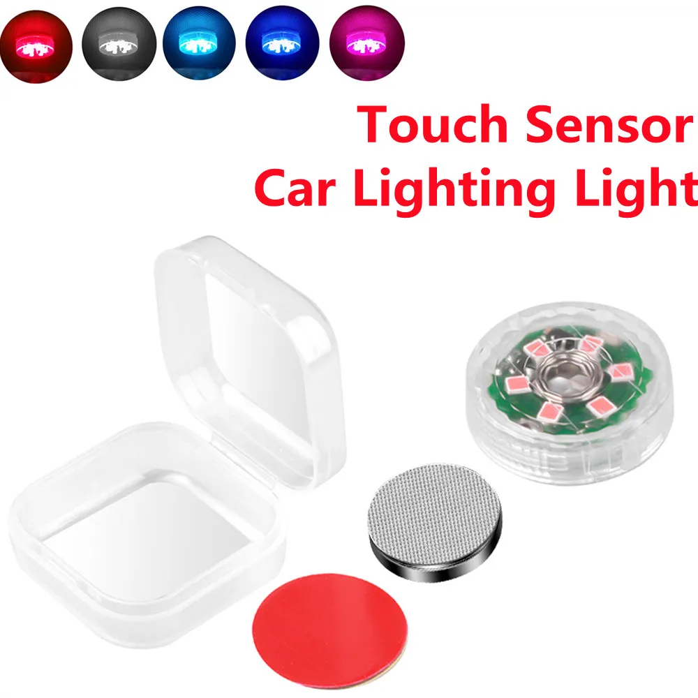 Car Interior Light Finger Touch Sensor Car Lighting Light 6 Led Roof ...