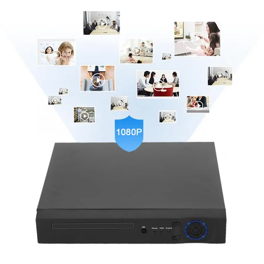 Grabador de vídeo Digital profesional 1080P, 8 canales, AHD/IPC, DVR ...